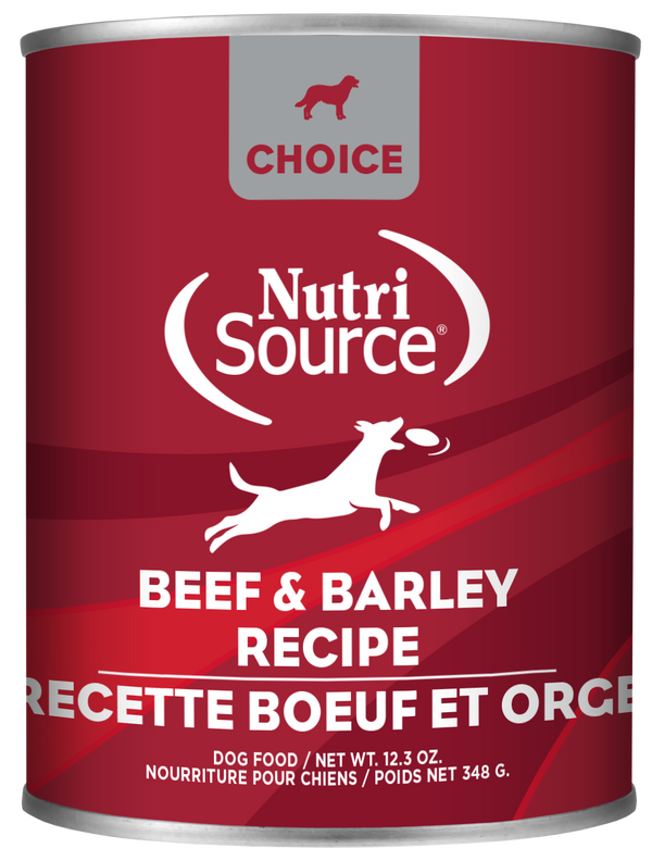 BUY Beef & Barley Wet (Canned) Dog Food | NutriSource Choice - Discover ...
